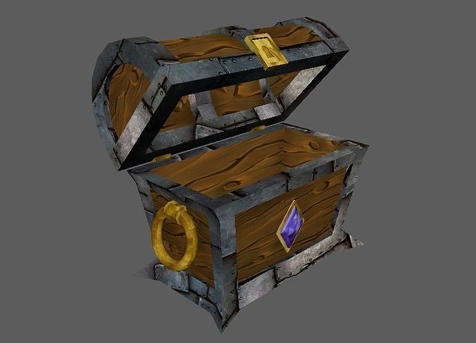 Chest world of warcraft treasure 3D model | CGTrader