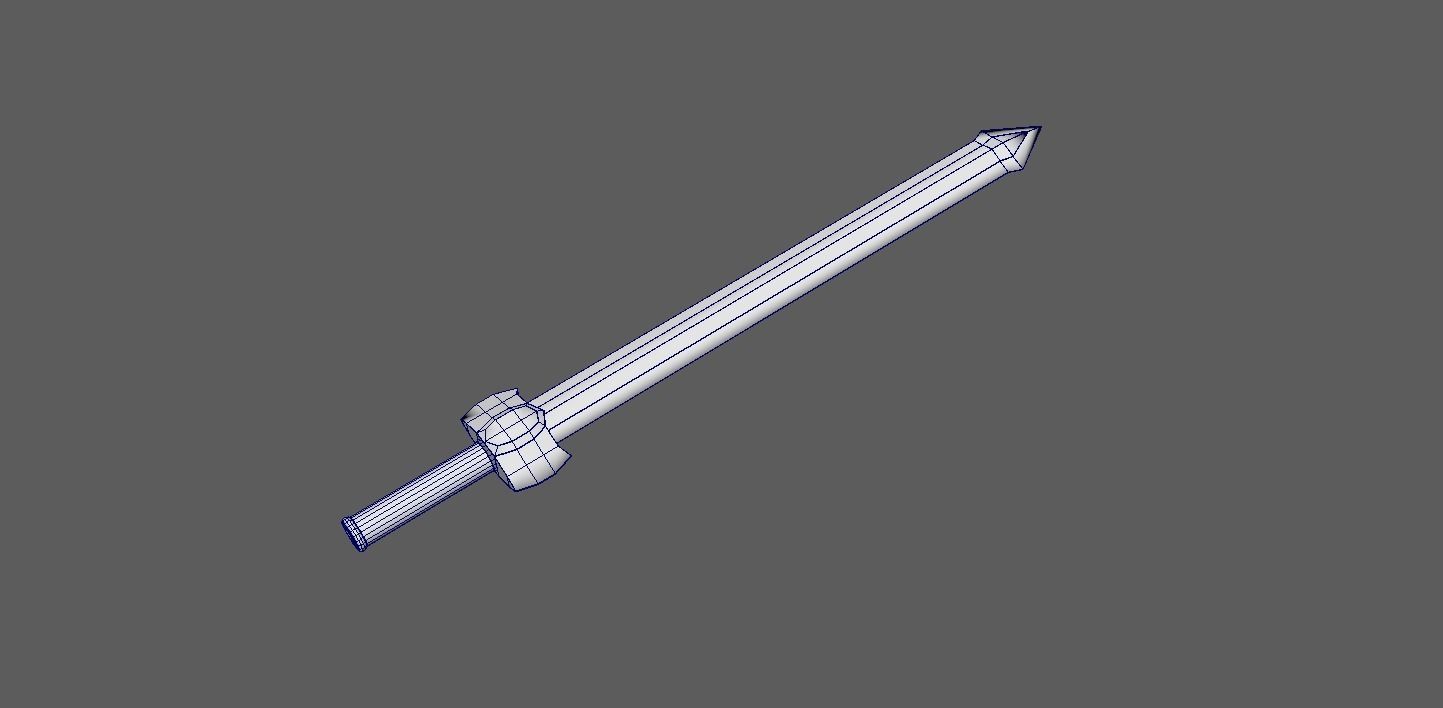 3D model Pedang hijau - Green Sword - VR / AR / low-poly | CGTrader