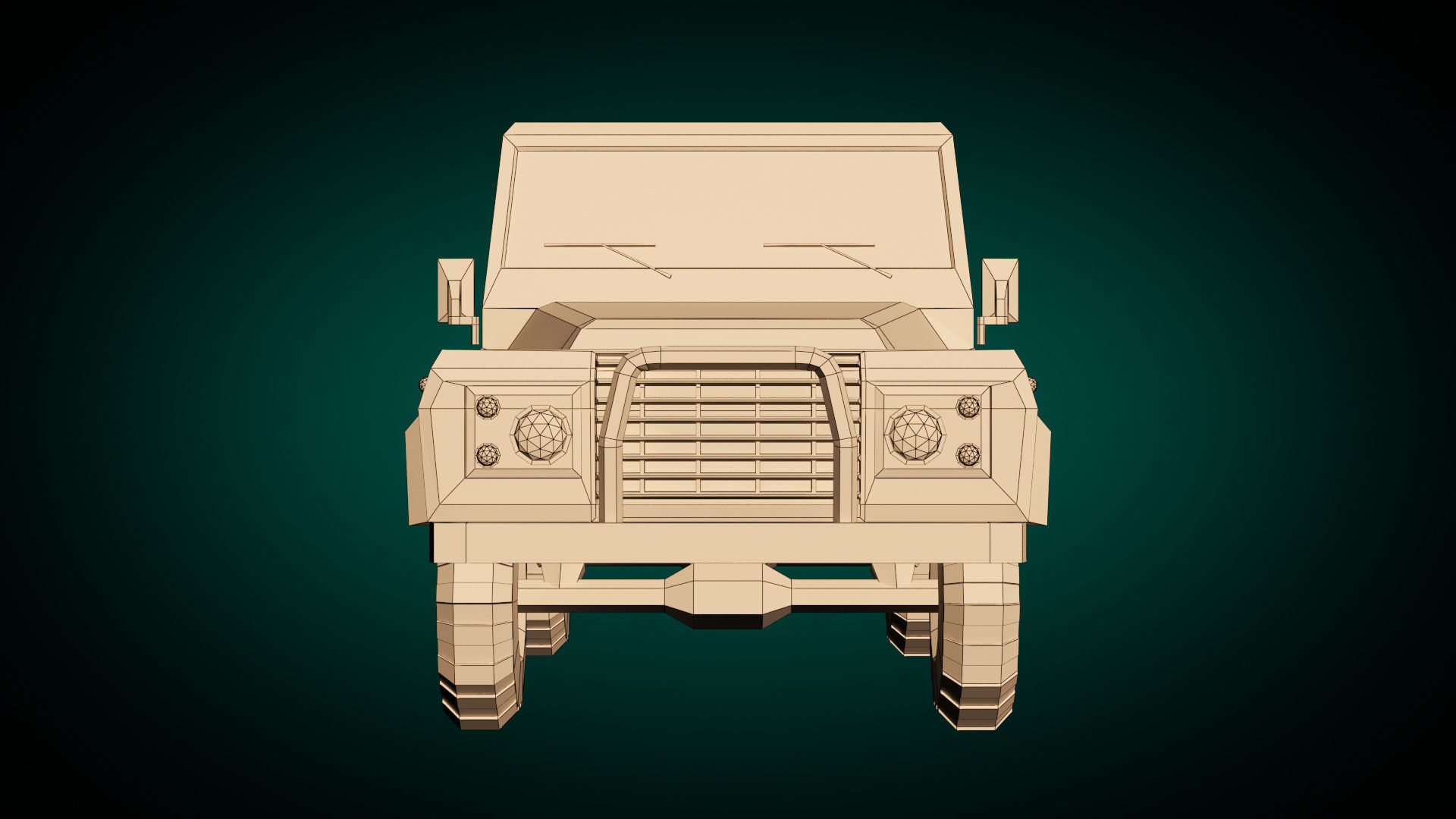 3D model Low Poly SUV 02 VR / AR / low-poly | CGTrader