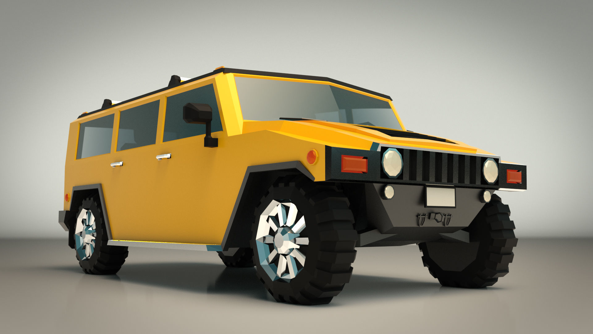 3D model Low Poly SUV 04 VR / AR / low-poly | CGTrader