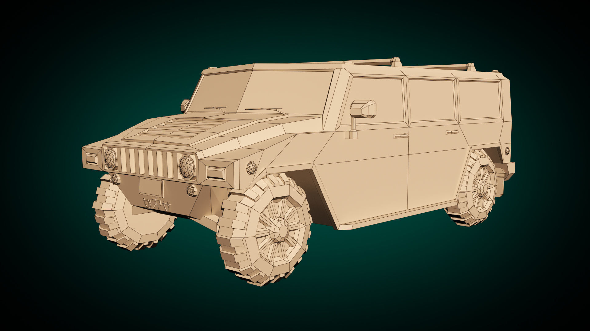 3D model Low Poly SUV 04 VR / AR / low-poly | CGTrader