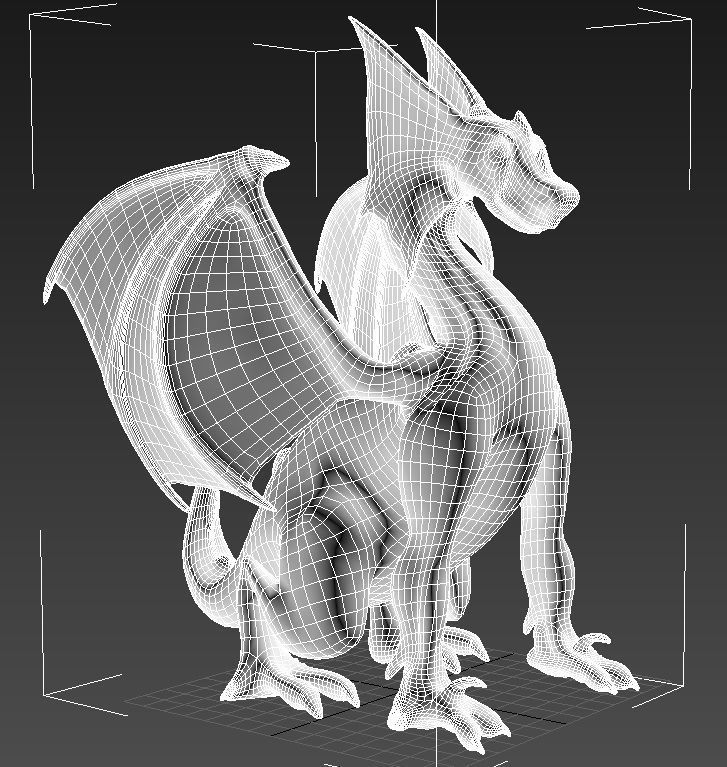 3D model Dragon VR / AR / low-poly | CGTrader