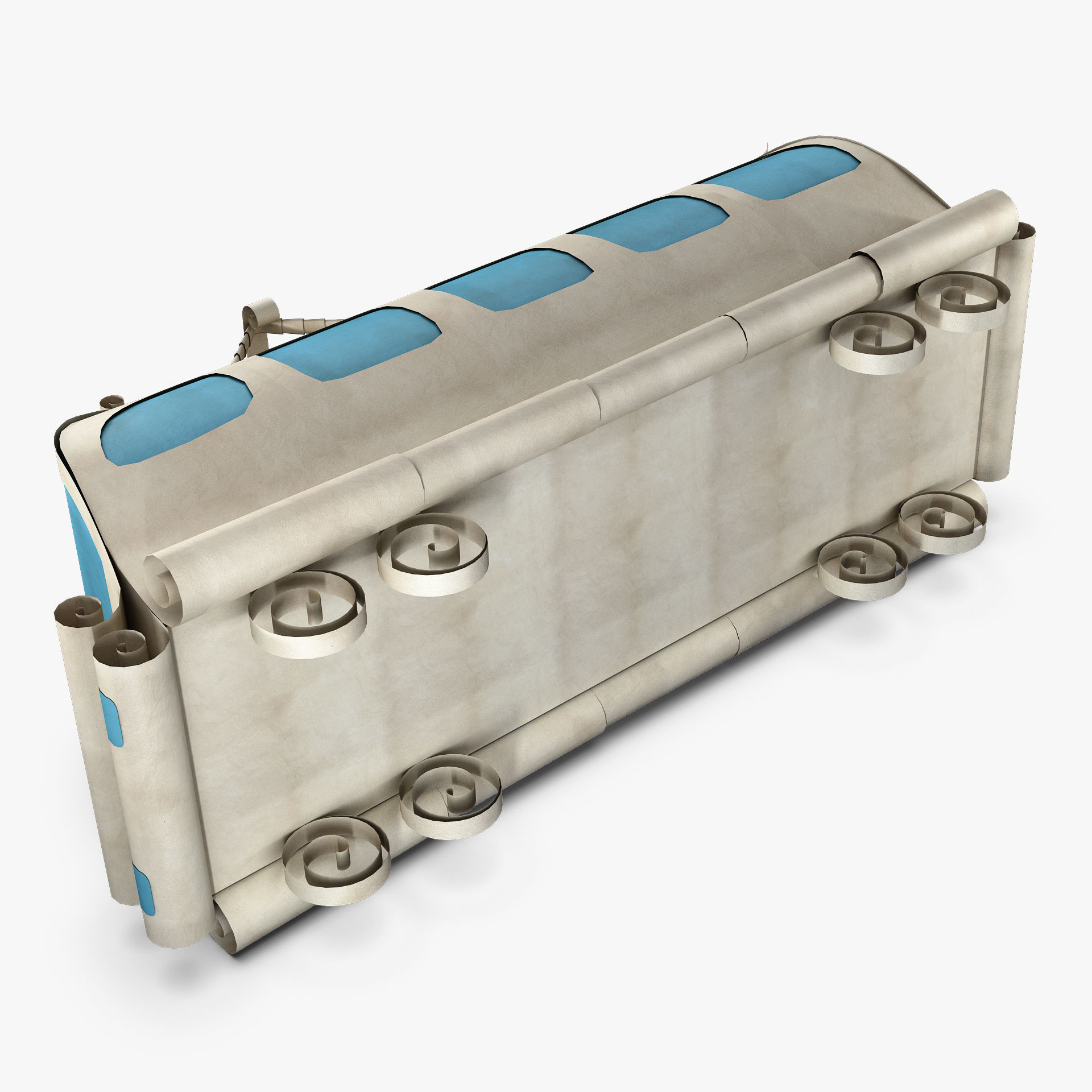 Tram Paper v 1 3D model | CGTrader