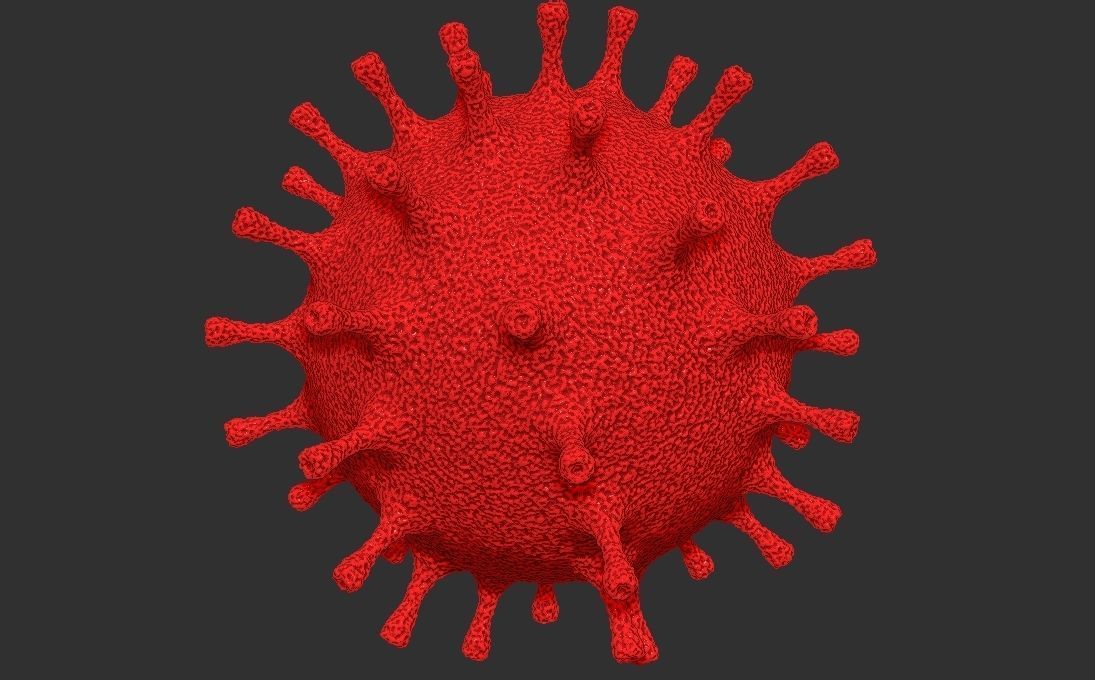 Coronavirus COVID-19 3D printing ready stl obj formats 3D model 3D ...