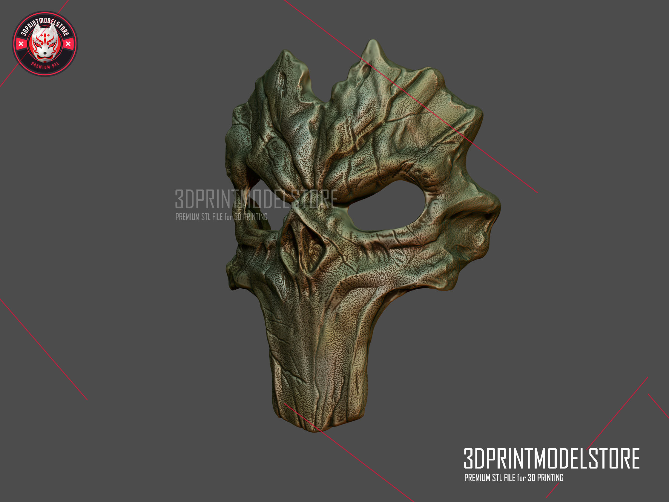 Darksiders Death Mask Cosplay Helmet STL 3D model 3D printable | CGTrader