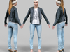 3D model 10 A-Pose Rig Ready Female Characters VR / AR / low-poly ...