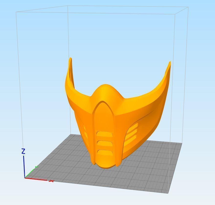 MK11 Sub-Zero Mask - Pack 01 - STL Files 3D model 3D printable | CGTrader