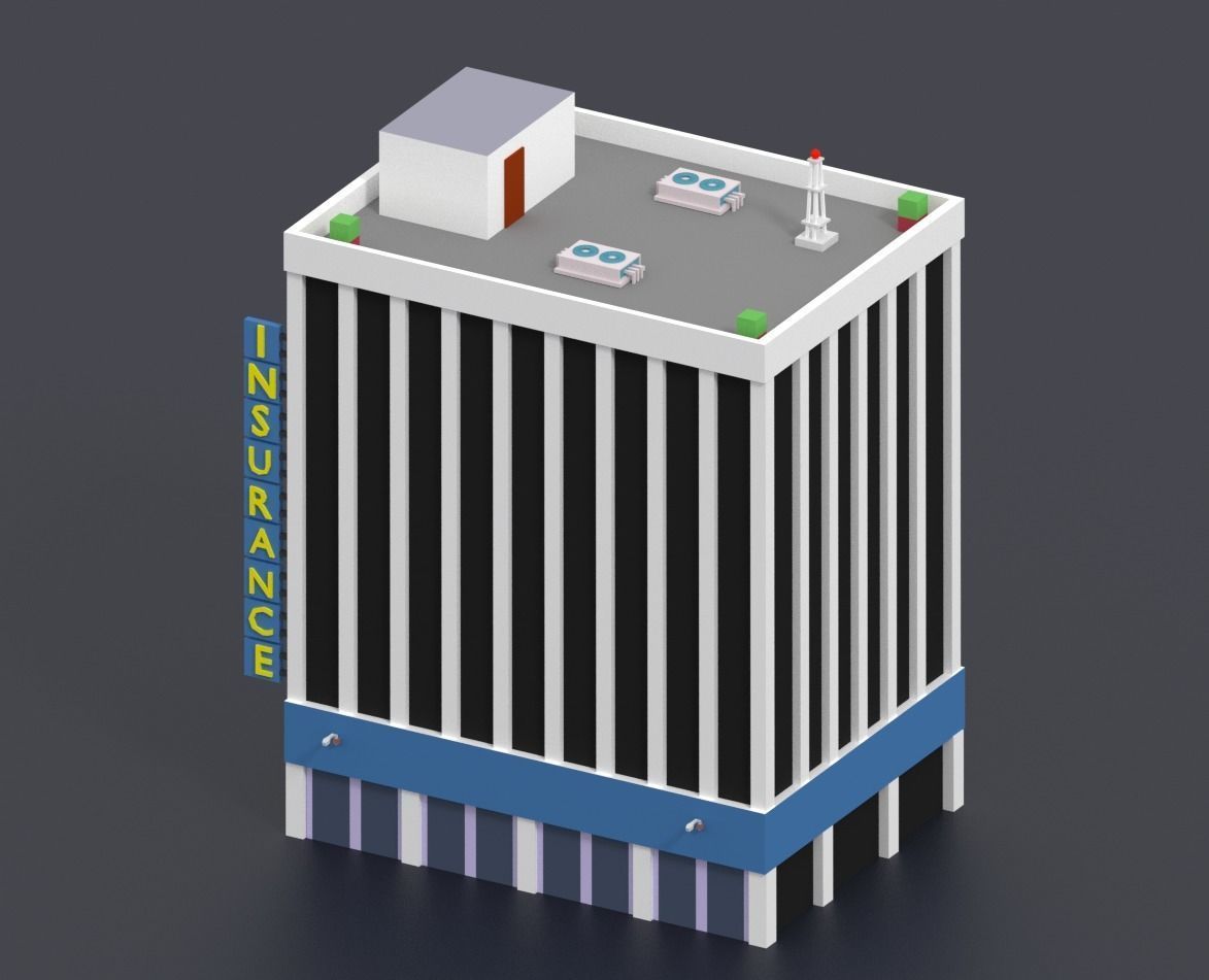 3D model Low Poly City Pack VR / AR / low-poly | CGTrader