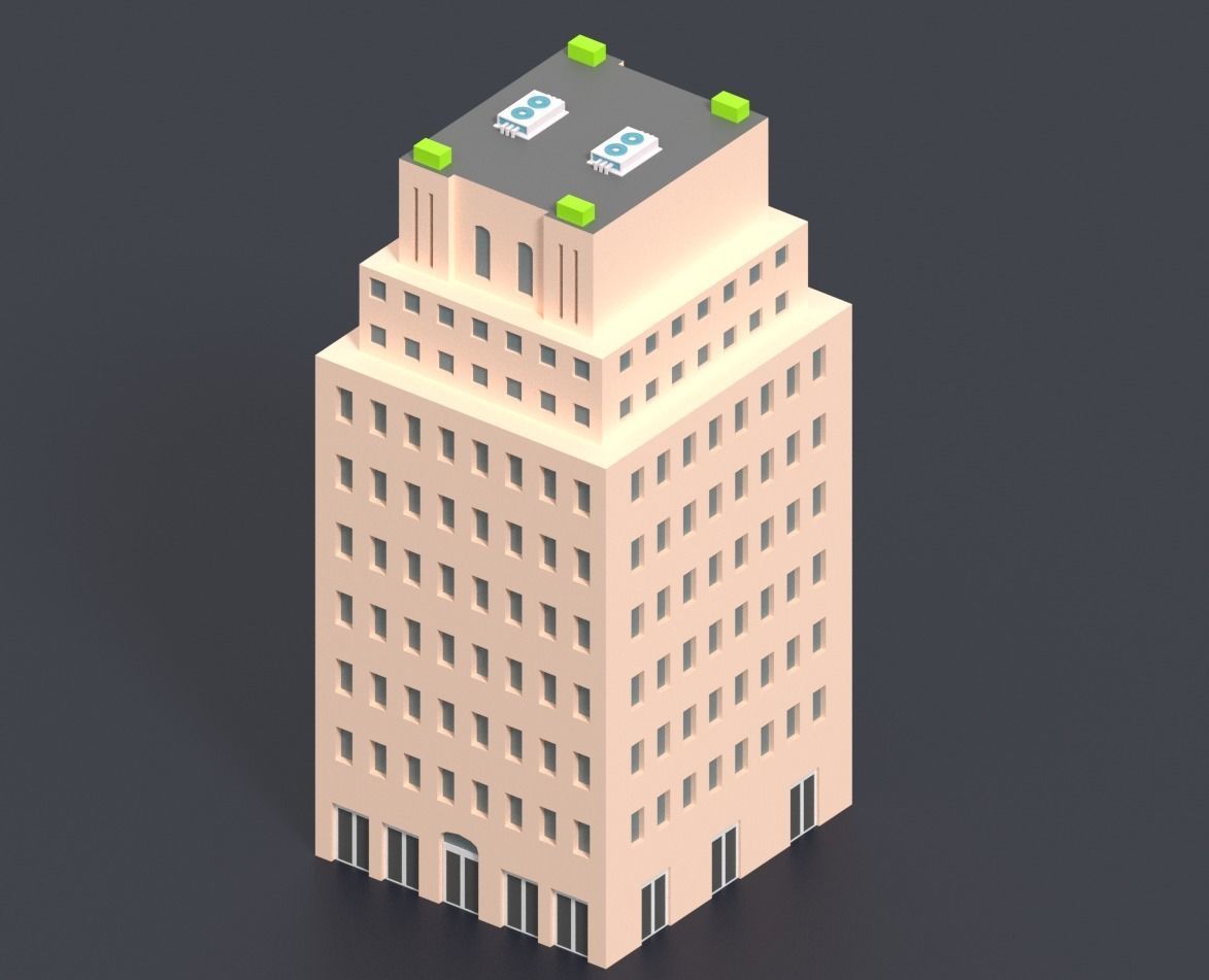 3D model Low Poly City Pack VR / AR / low-poly | CGTrader