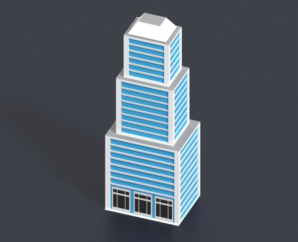 3D model Low Poly City Pack VR / AR / low-poly | CGTrader