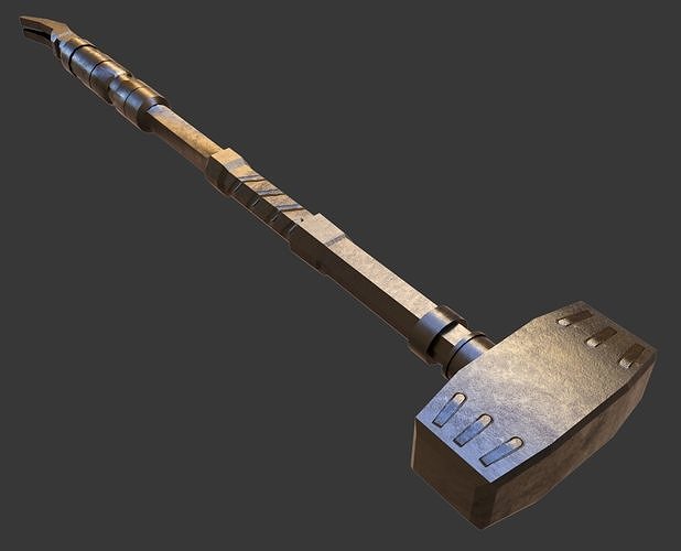 3D model Swat hammer VR / AR / low-poly | CGTrader