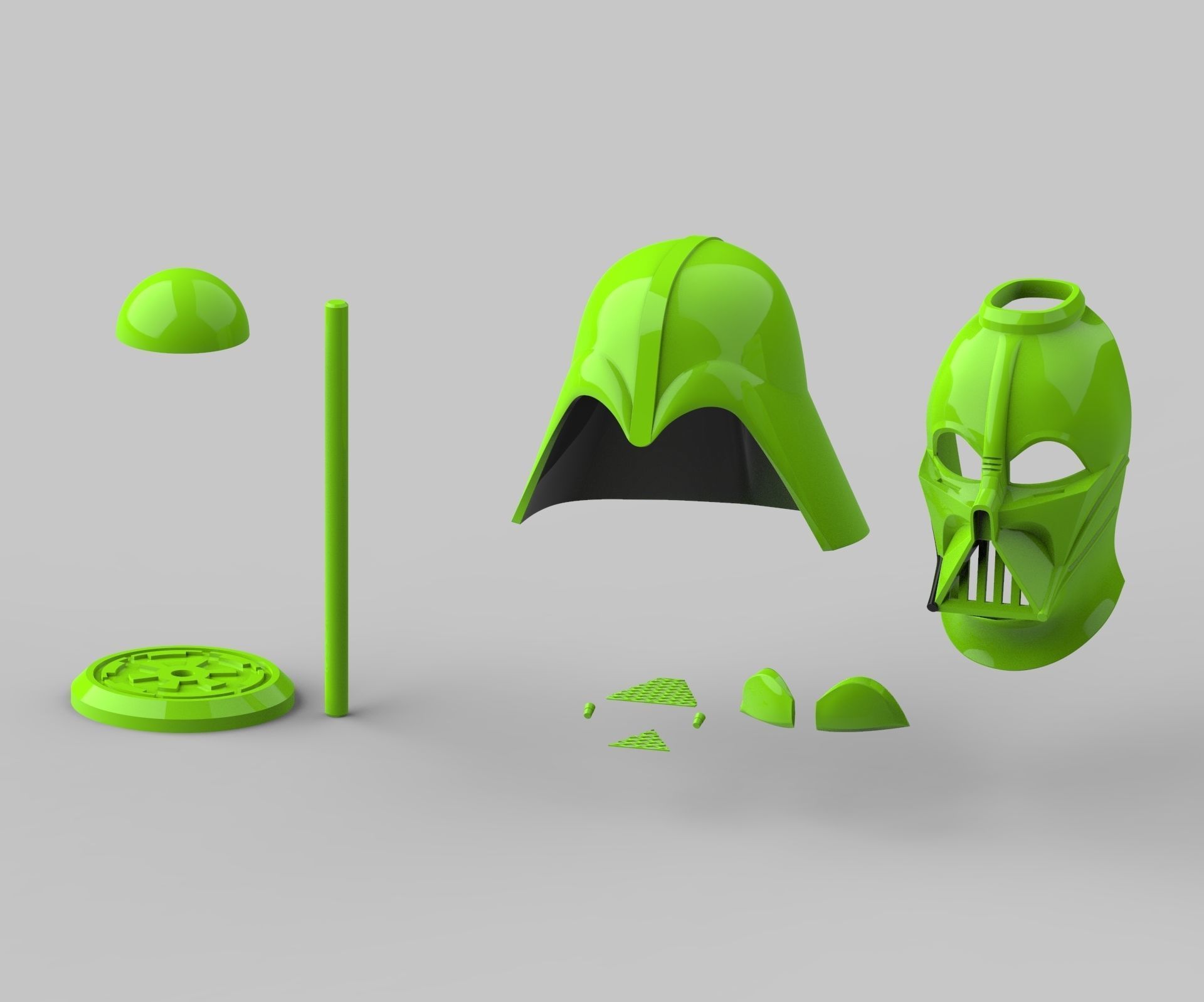 Darth Vader Helmet Rebels - 3D Files 3D model 3D printable | CGTrader