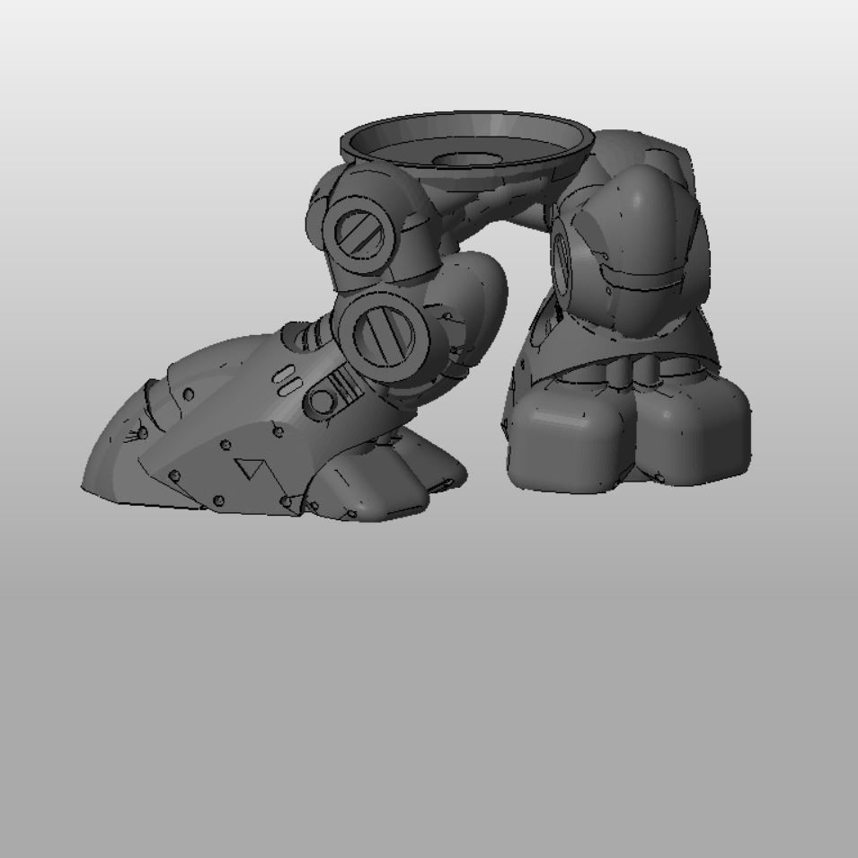 CHIBI-TECH SD - TALON CHASSIS 3D model 3D printable | CGTrader