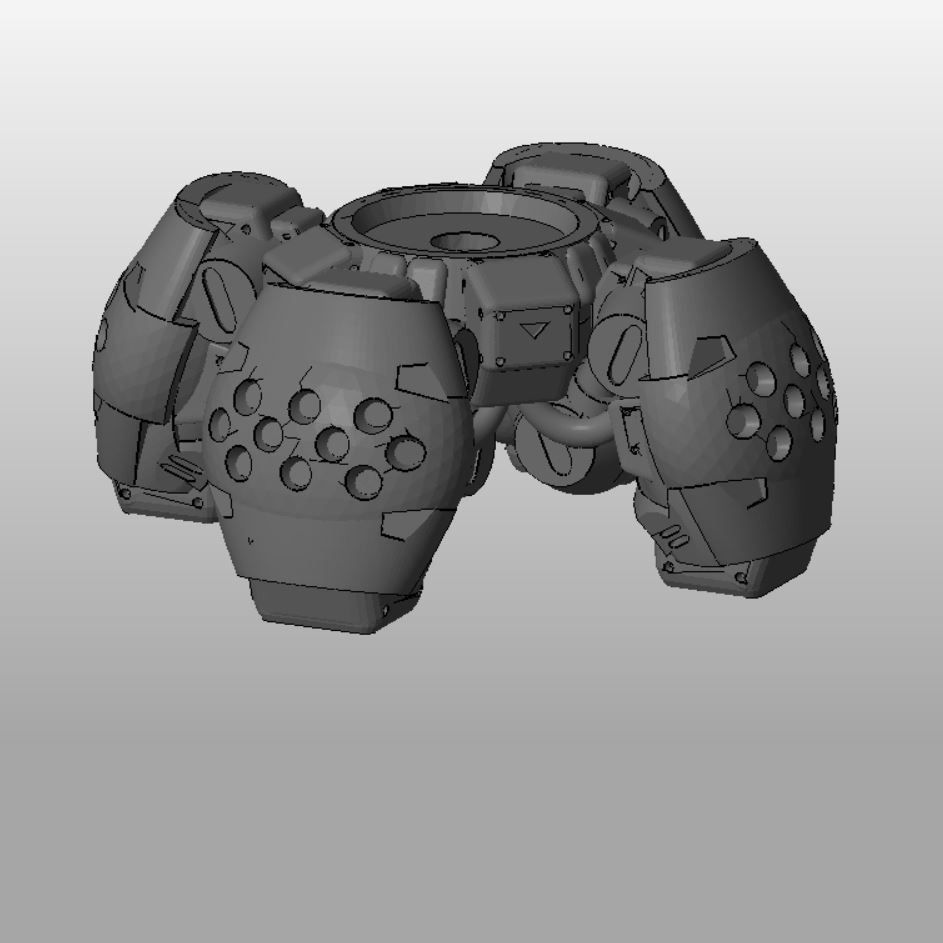 CHIBI-TECH SD - RIOT CHASSIS 3D model 3D printable | CGTrader