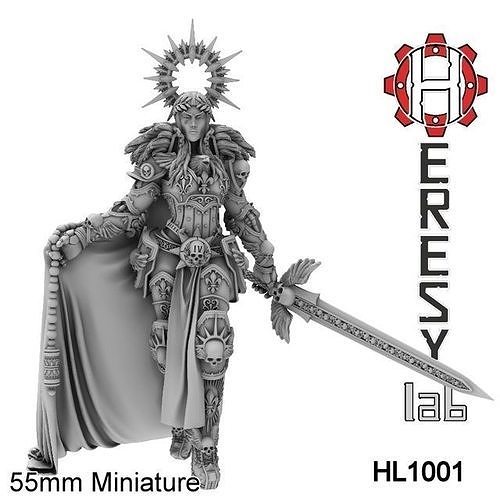 Heresylab - Lady of Justice 55mm 3D model 3D printable | CGTrader