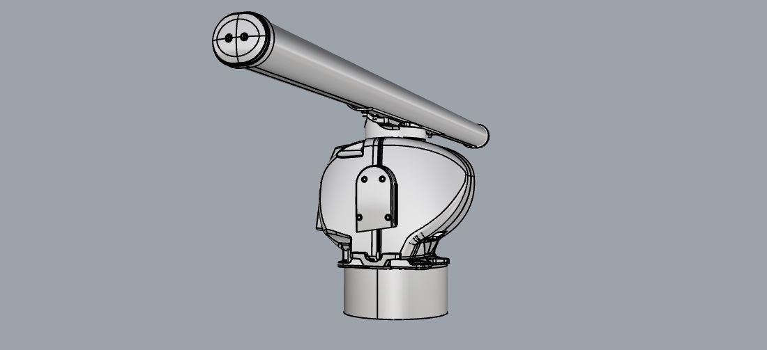 Naval radar 3D model 3D printable | CGTrader