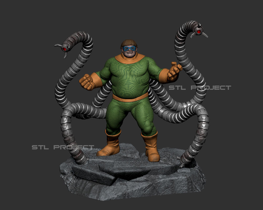 Dr Octopus Classic 3D model 3D printable | CGTrader