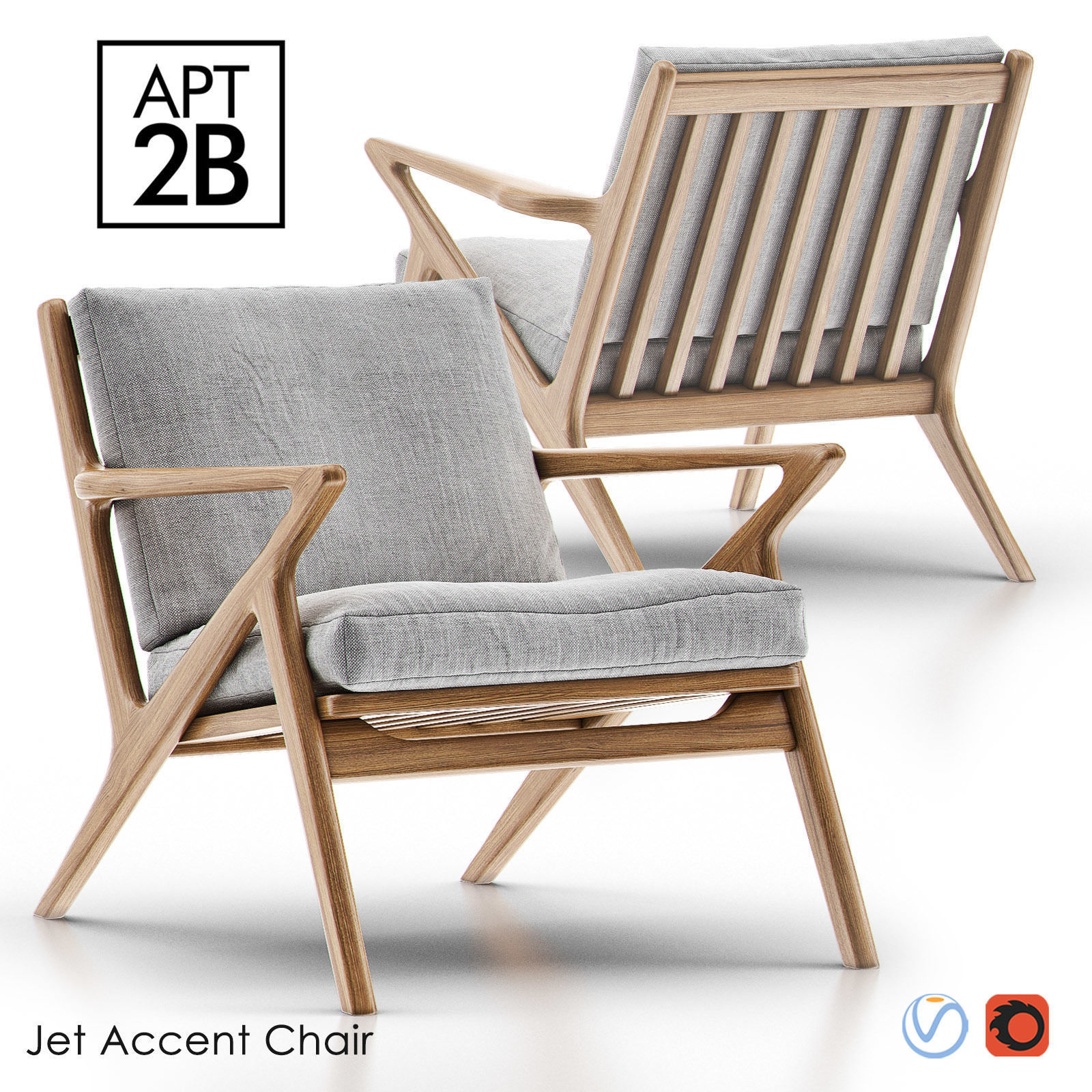 JET ACCENT Chair 3D model | CGTrader