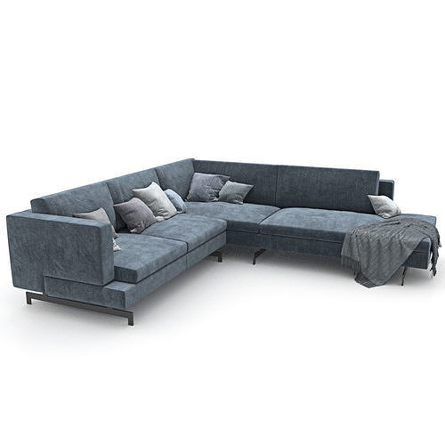42 Sofa Natuzzi Jeremy 2 3D model | CGTrader
