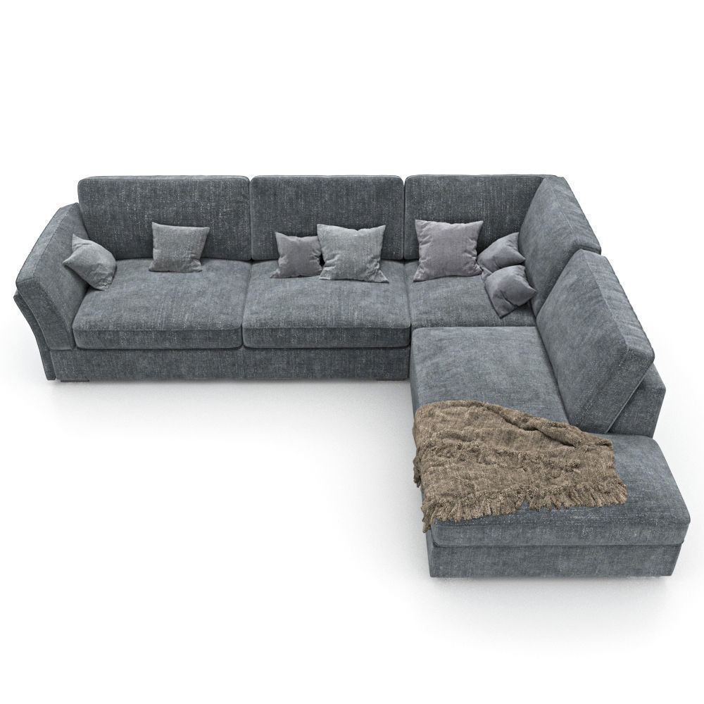 44 Sofa natuzzi Lilium 4 3D model | CGTrader