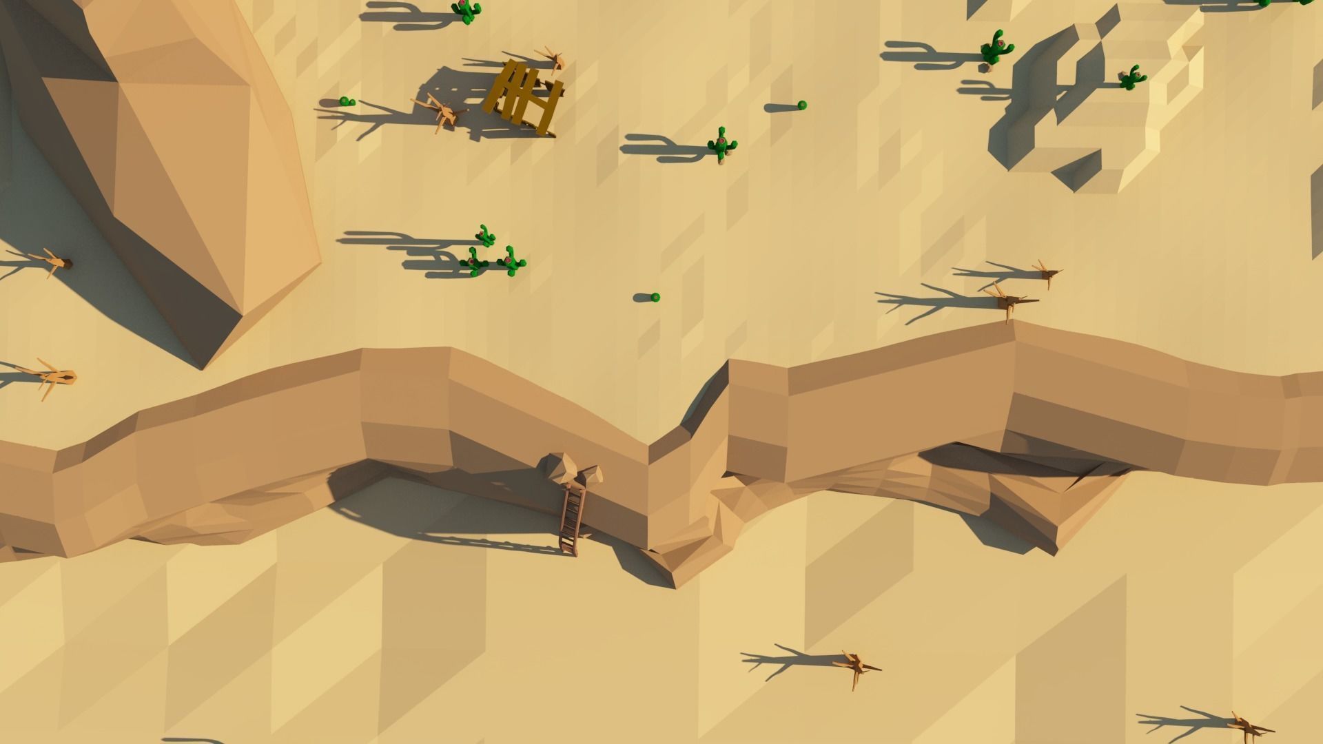 3D model Lowpoly Desert Game Environment Assets - Oasi 3d models VR ...