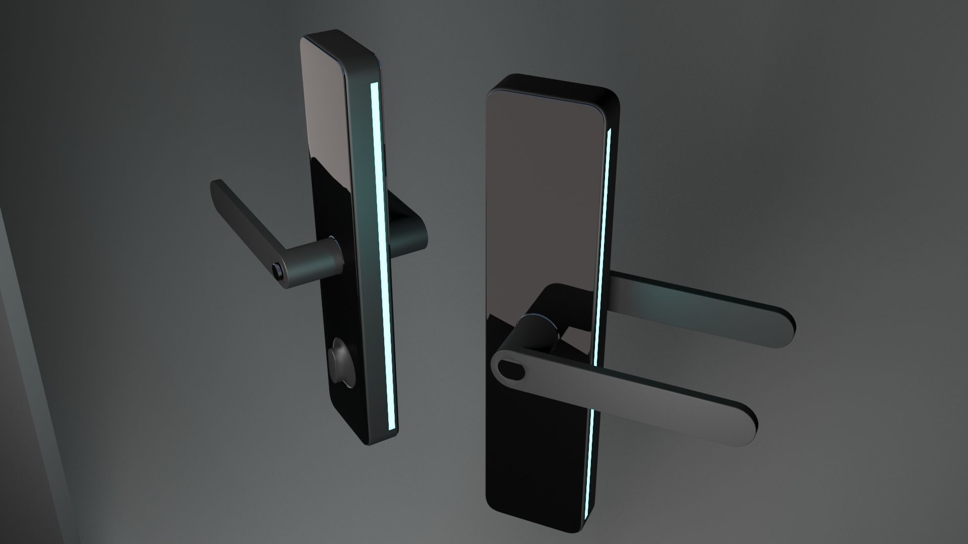 Smart Door Lock 3D model | CGTrader