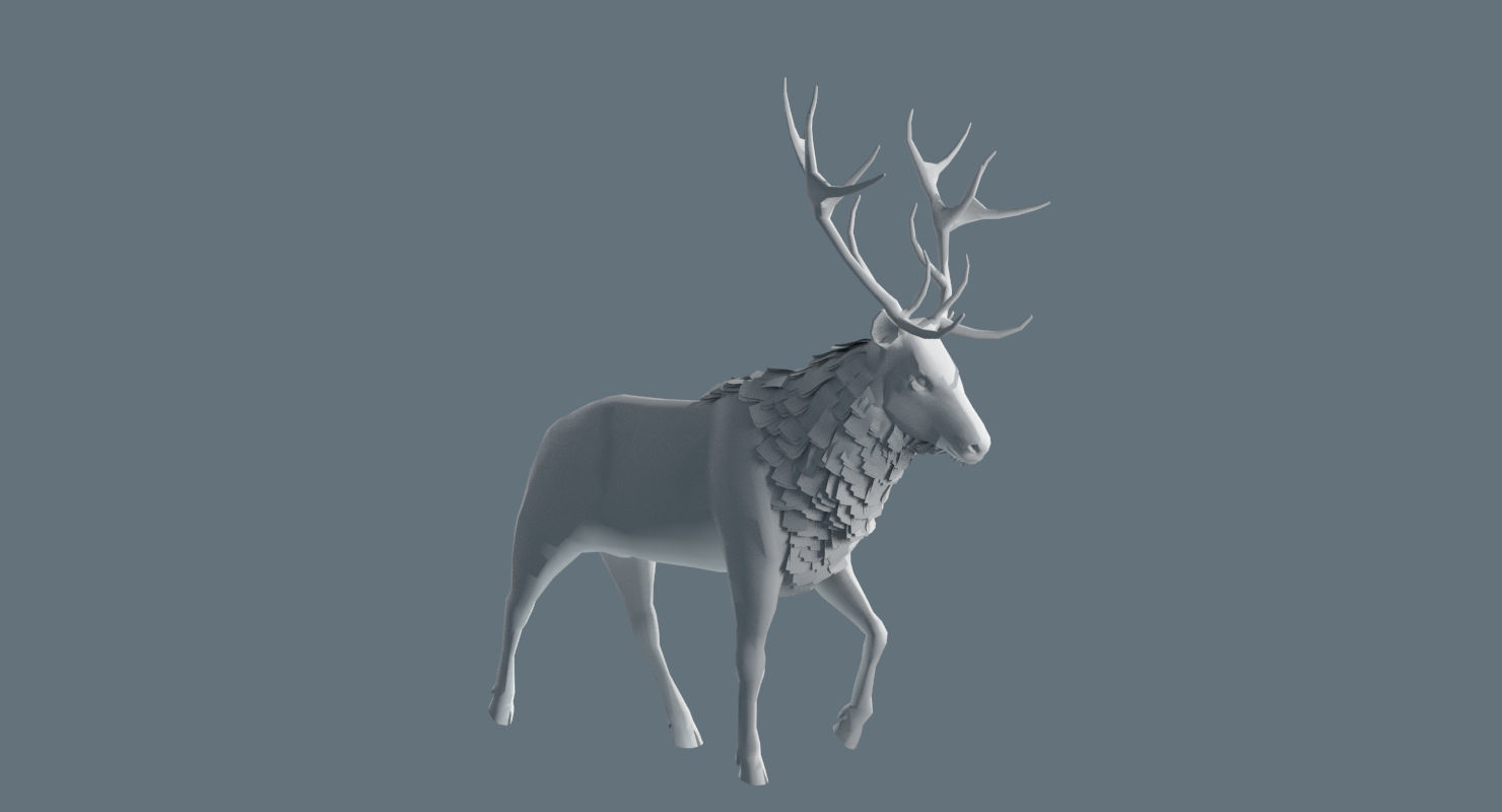 3D model Deer Rig VR / AR / low-poly | CGTrader