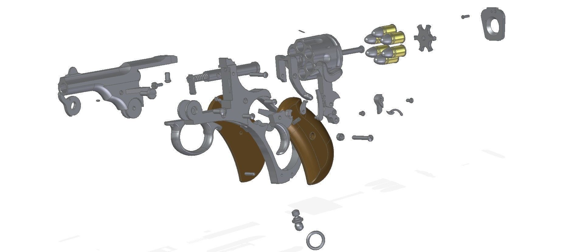 Webley Mk I 3D model | CGTrader