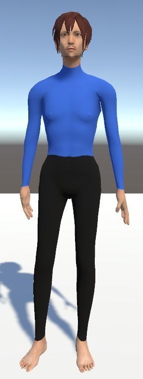 Unity Humanoid Model Male 005 free 3D model rigged | CGTrader