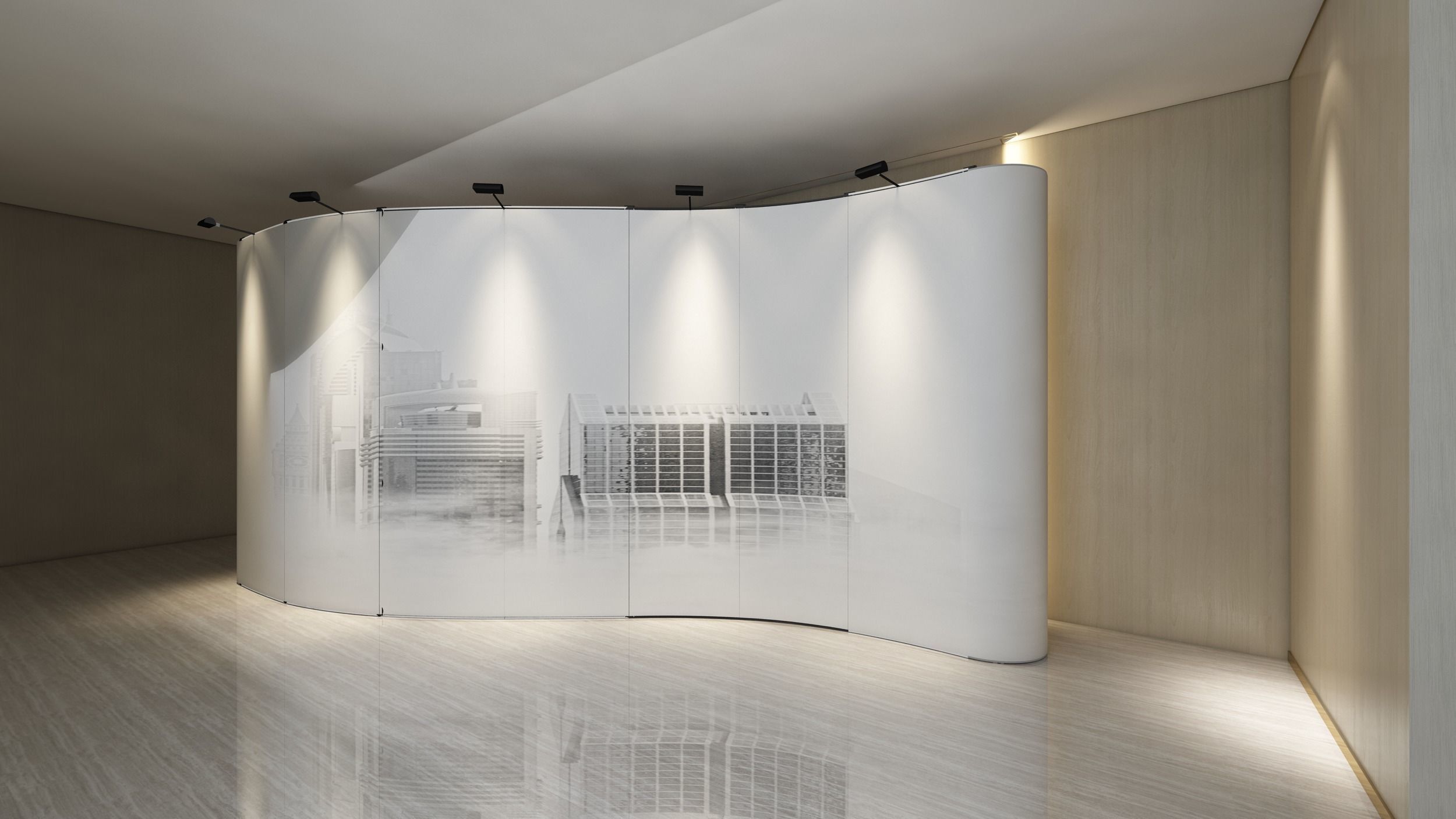 Long Curve Backdrop 3D model | CGTrader