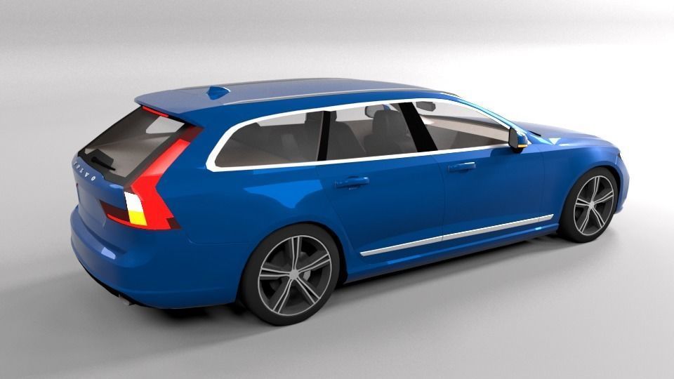 3D model VOLVO V90 LOWPOLY VR / AR / low-poly | CGTrader