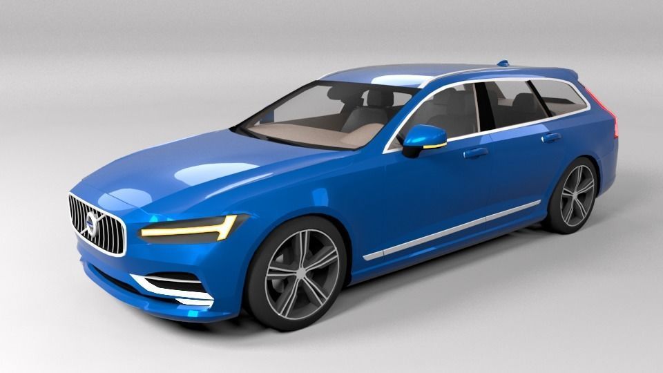3D model VOLVO V90 LOWPOLY VR / AR / low-poly | CGTrader