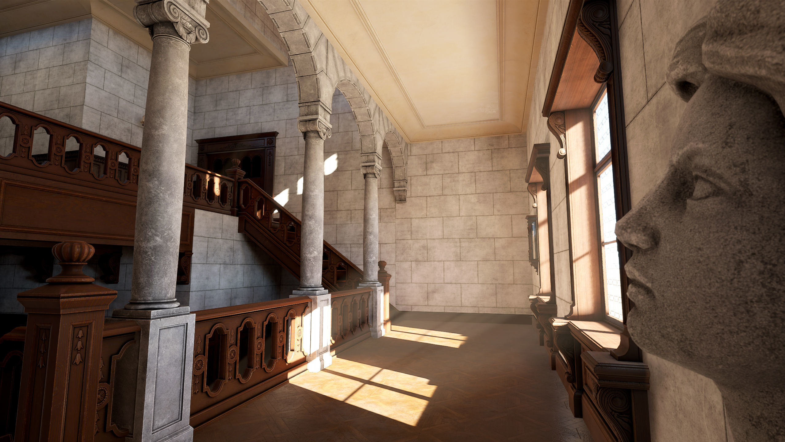 3D model Modular Victorian Interior Mansion - Unity and Unreal Asset ...