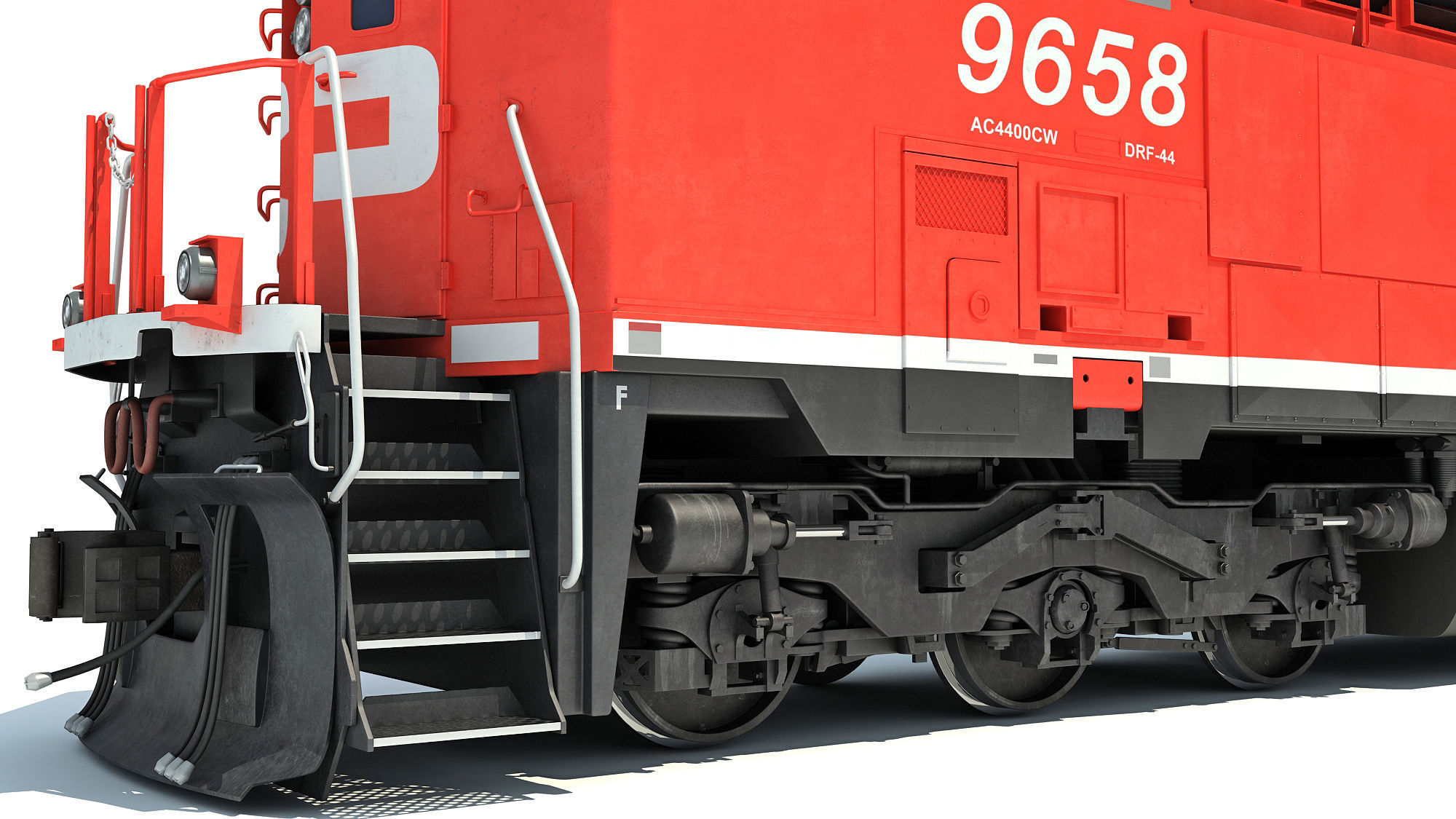 Canadian Pacific Locomotive 3D model | CGTrader