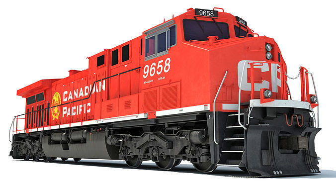 Canadian Pacific Locomotive 3D model | CGTrader