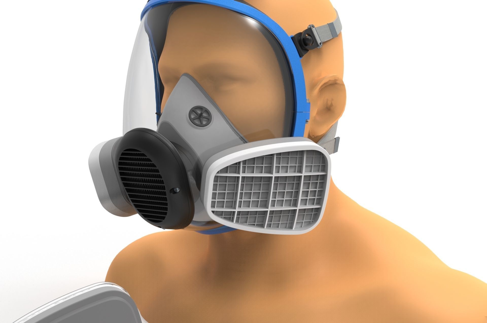 Respirator Mask 3D model | CGTrader