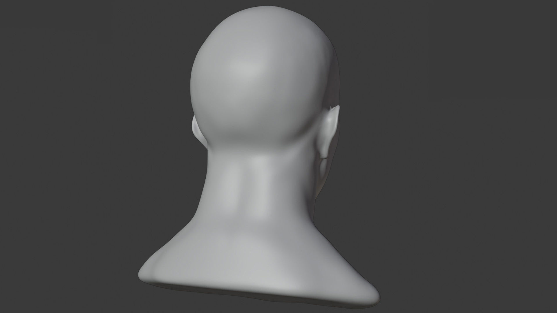 wellmade man head base mesh with highpol head sample 3D model | CGTrader