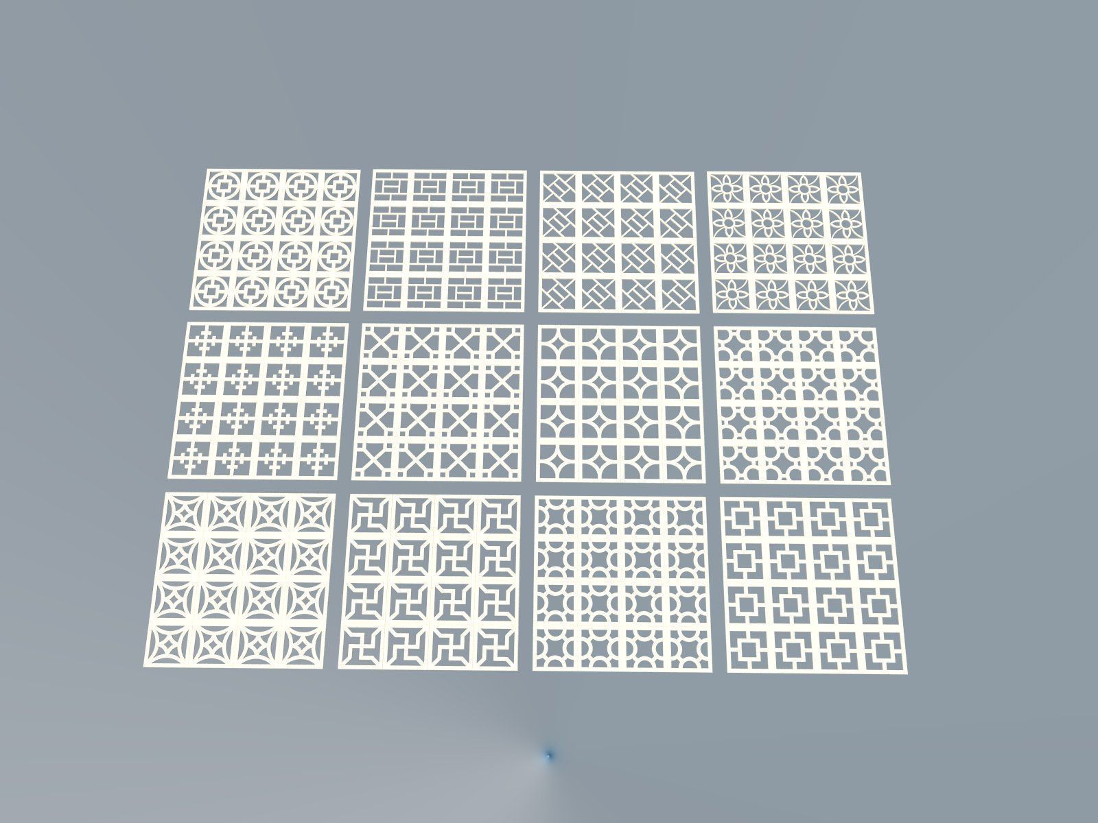 FRET WORK DESIGNS 3D model | CGTrader