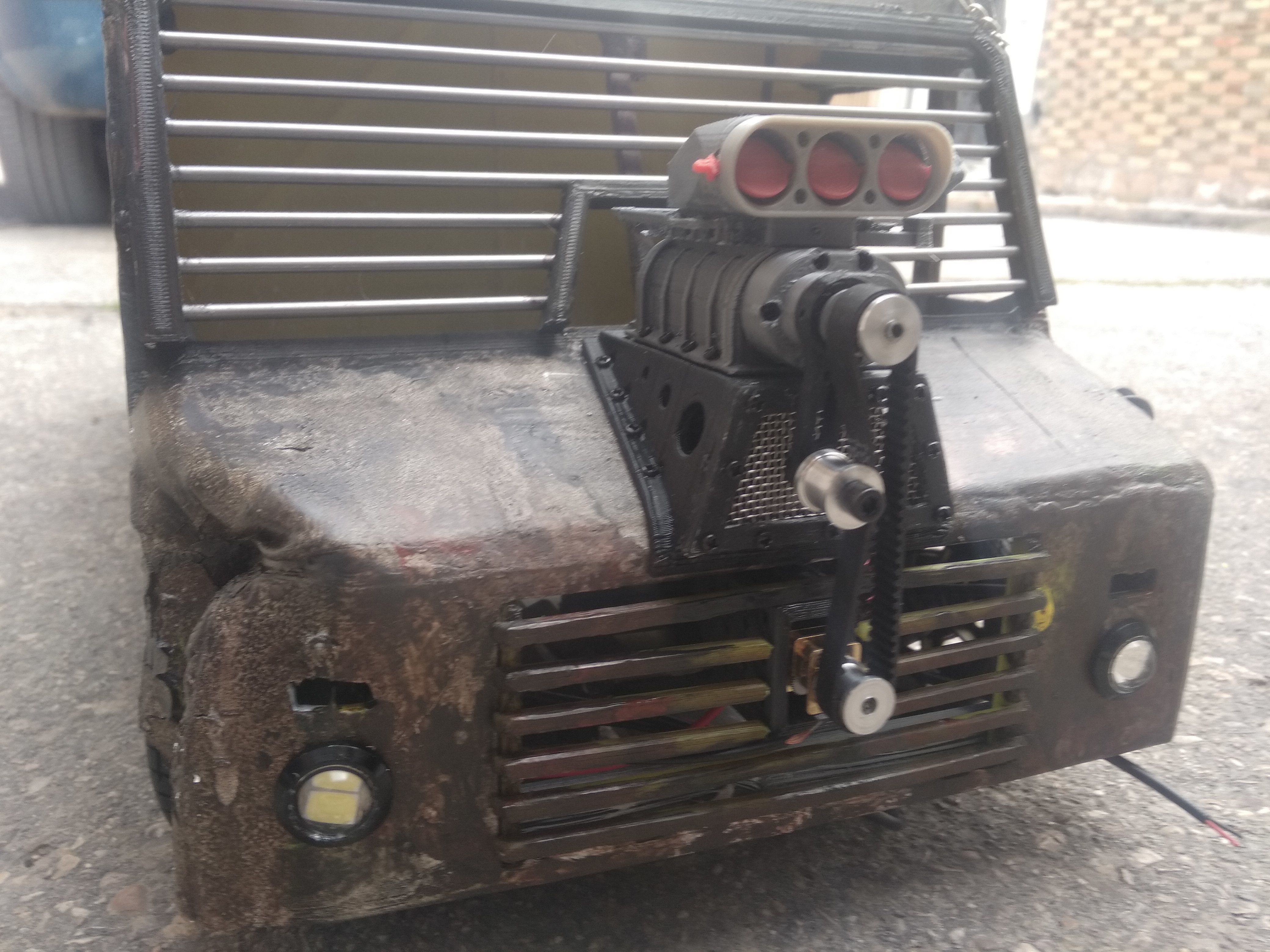Rc truck mad max rat type drift 3D model 3D printable | CGTrader