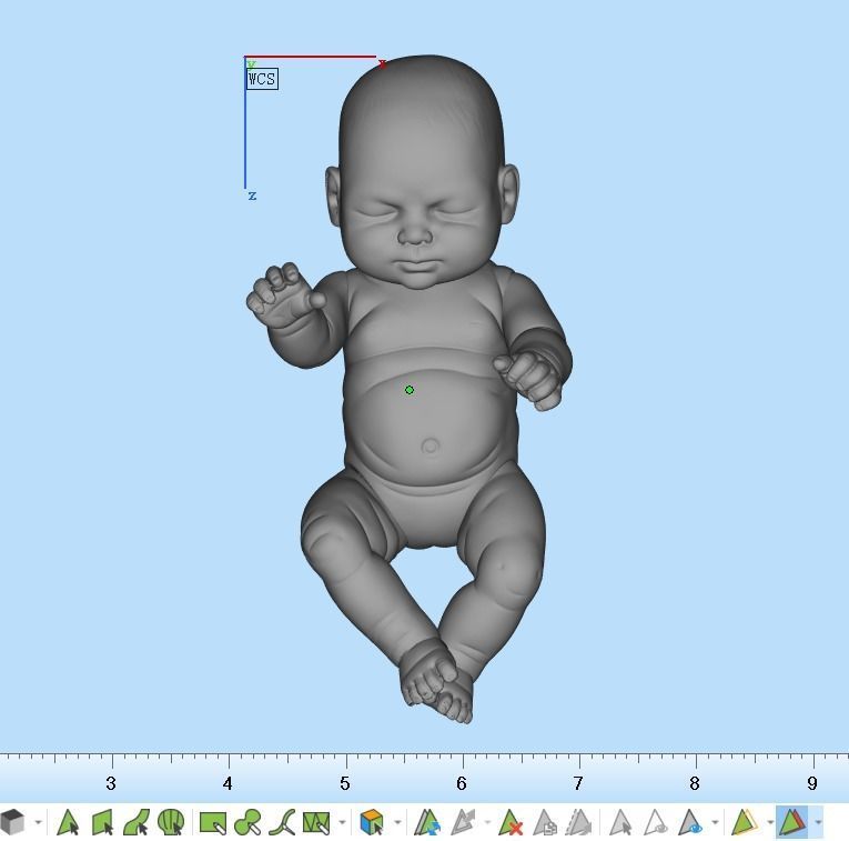 baby 3D print model in air 3D model 3D printable animated | CGTrader