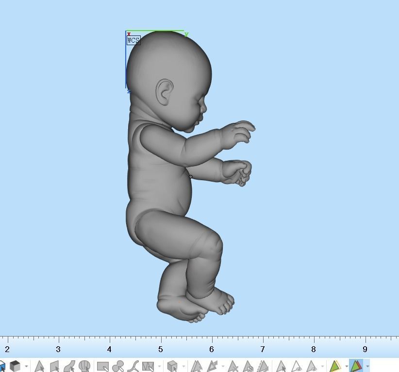 baby 3D print model 3D model 3D printable animated | CGTrader