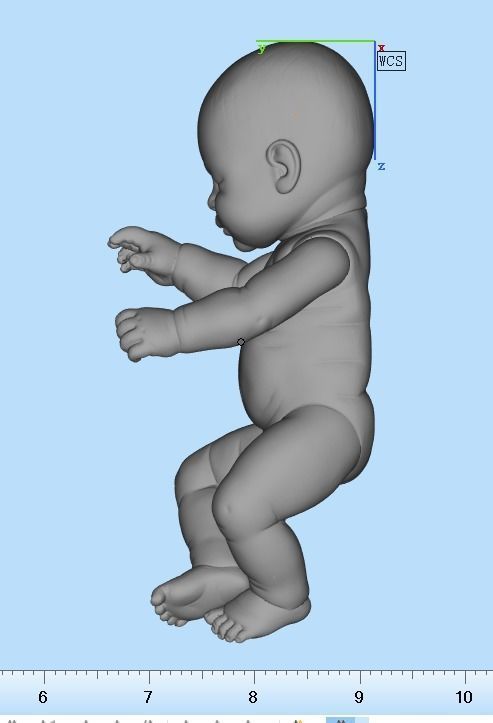 baby 3D print model in air 3D model 3D printable animated | CGTrader