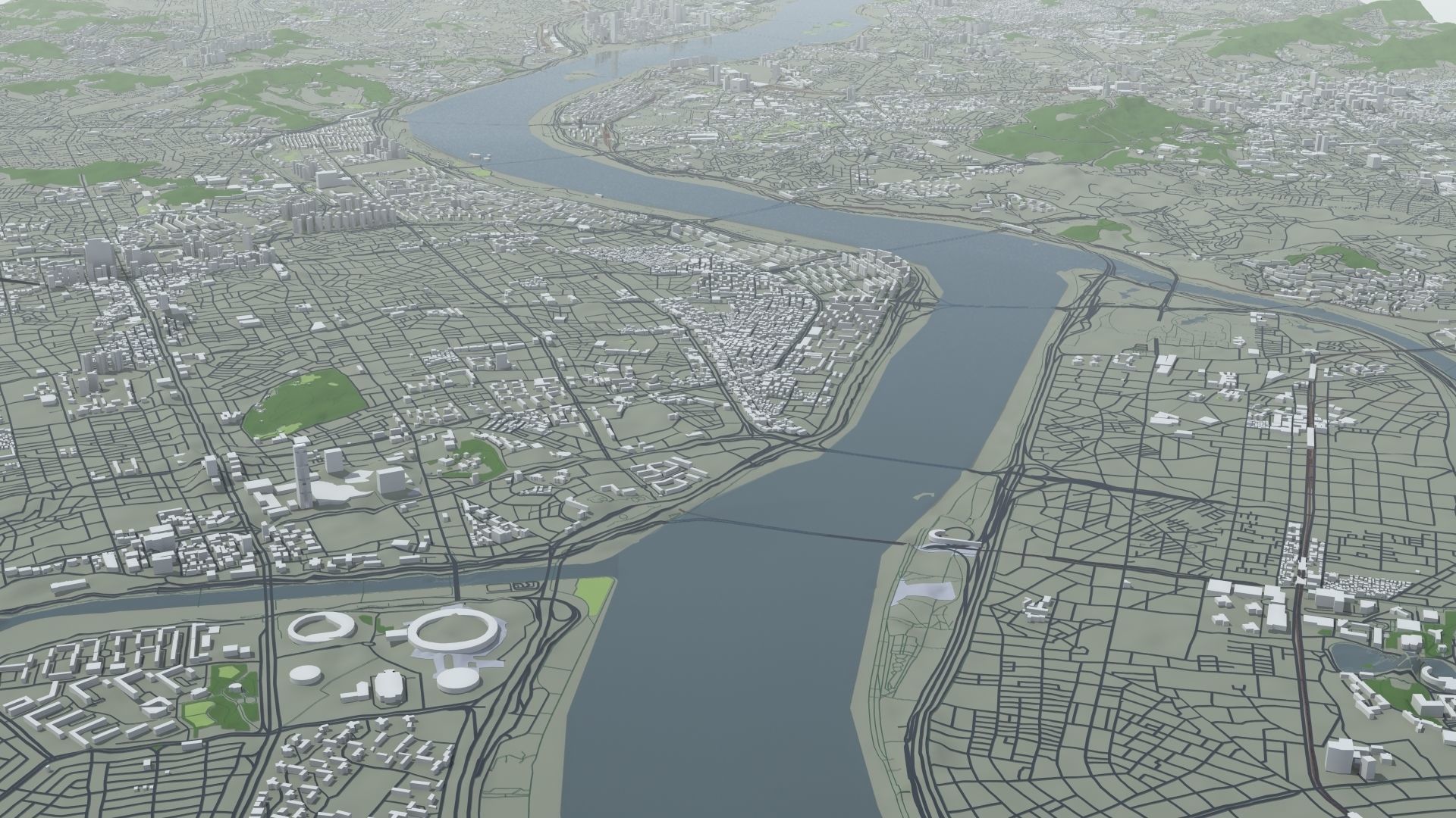 Seoul South Korea 3D model | CGTrader