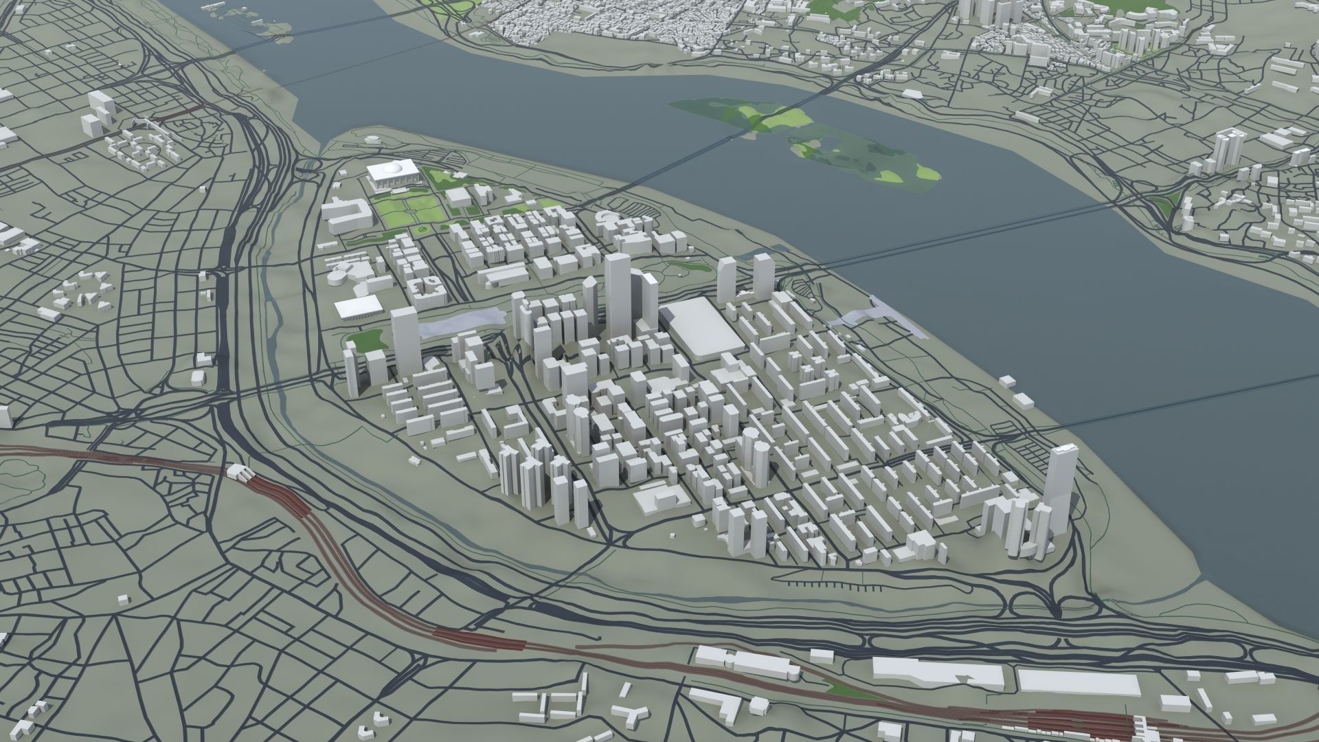 Seoul South Korea 3D model | CGTrader