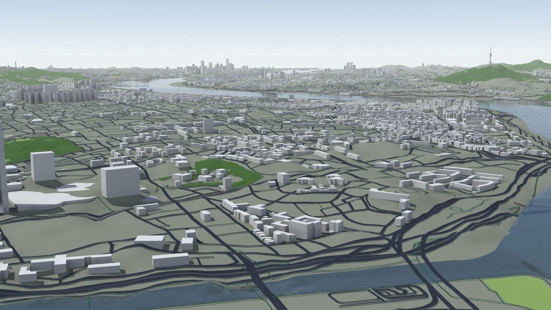 Seoul South Korea 3D model | CGTrader