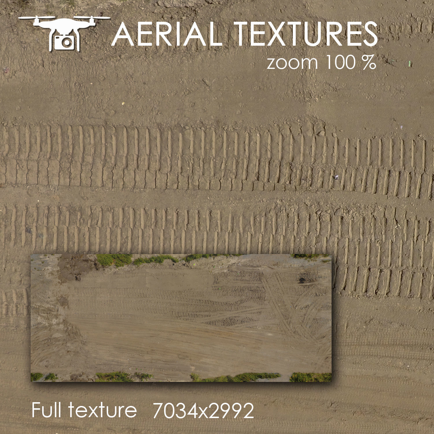 3D asset Aerial texture 315 | CGTrader