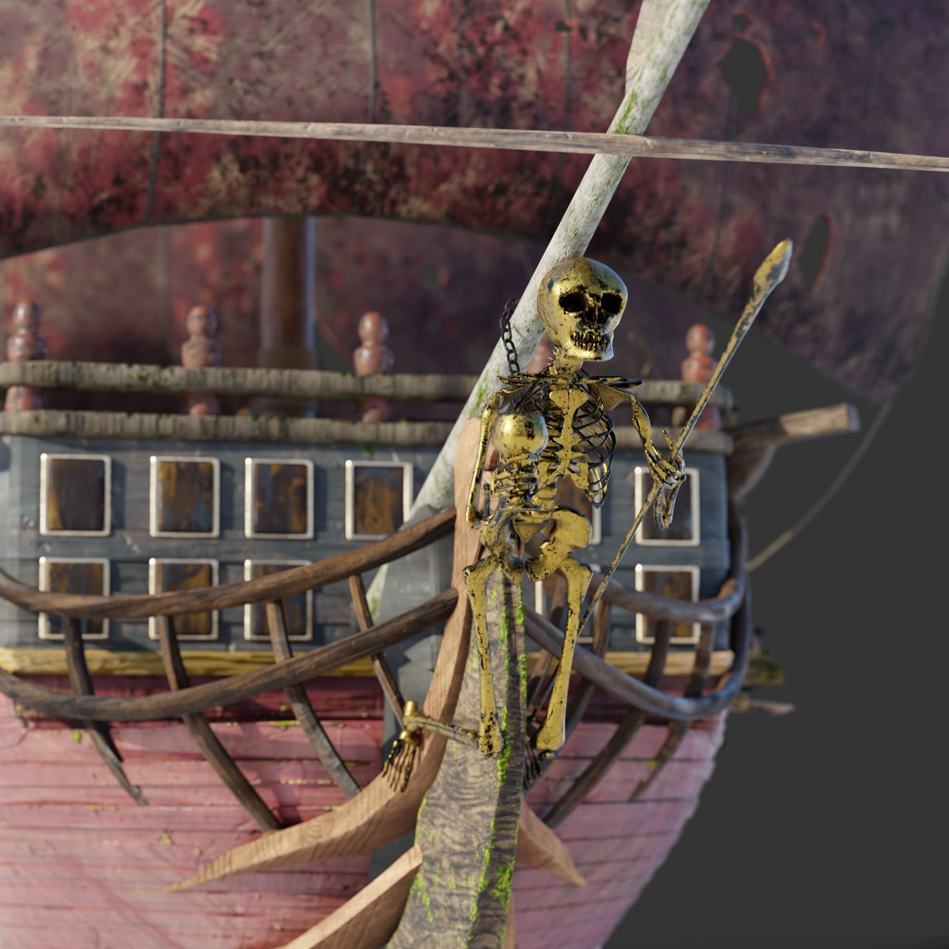 Queen Annes Revenge 3D model | CGTrader