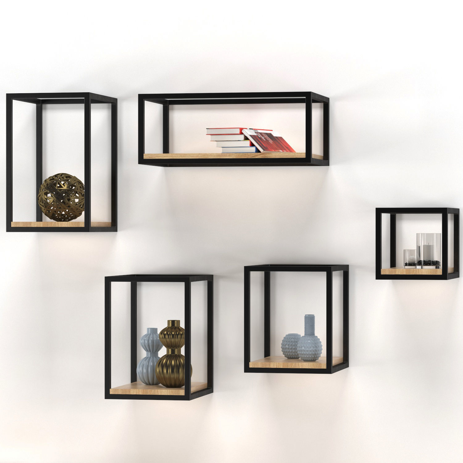 3D model Shelves on the wall HOFT home of loft Pl 1 VR / AR / low-poly ...