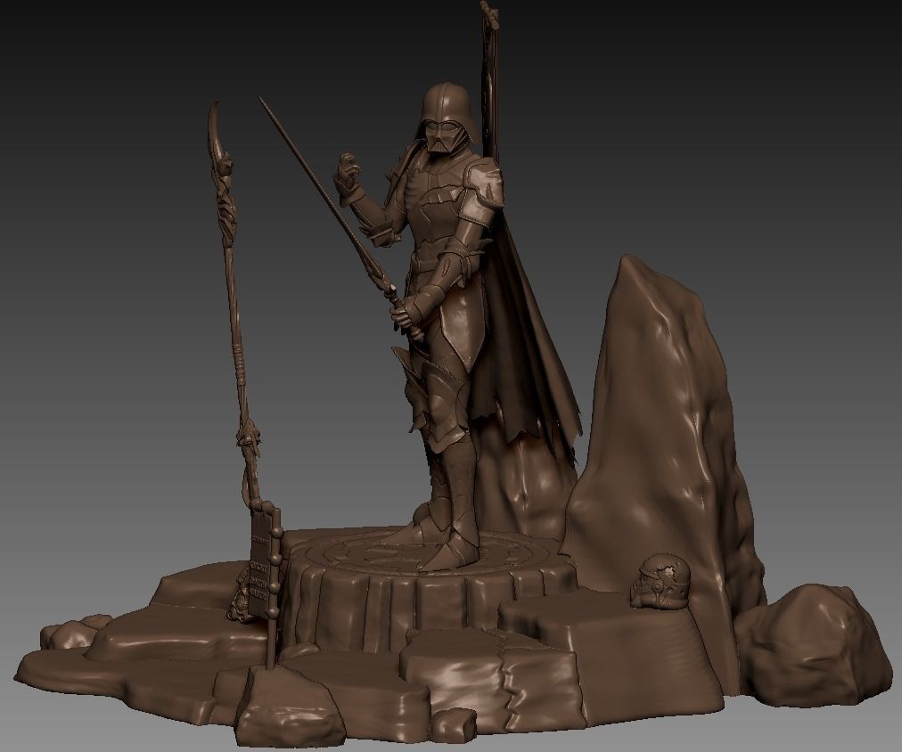 Darth Vader Knight 3D model 3D printable | CGTrader