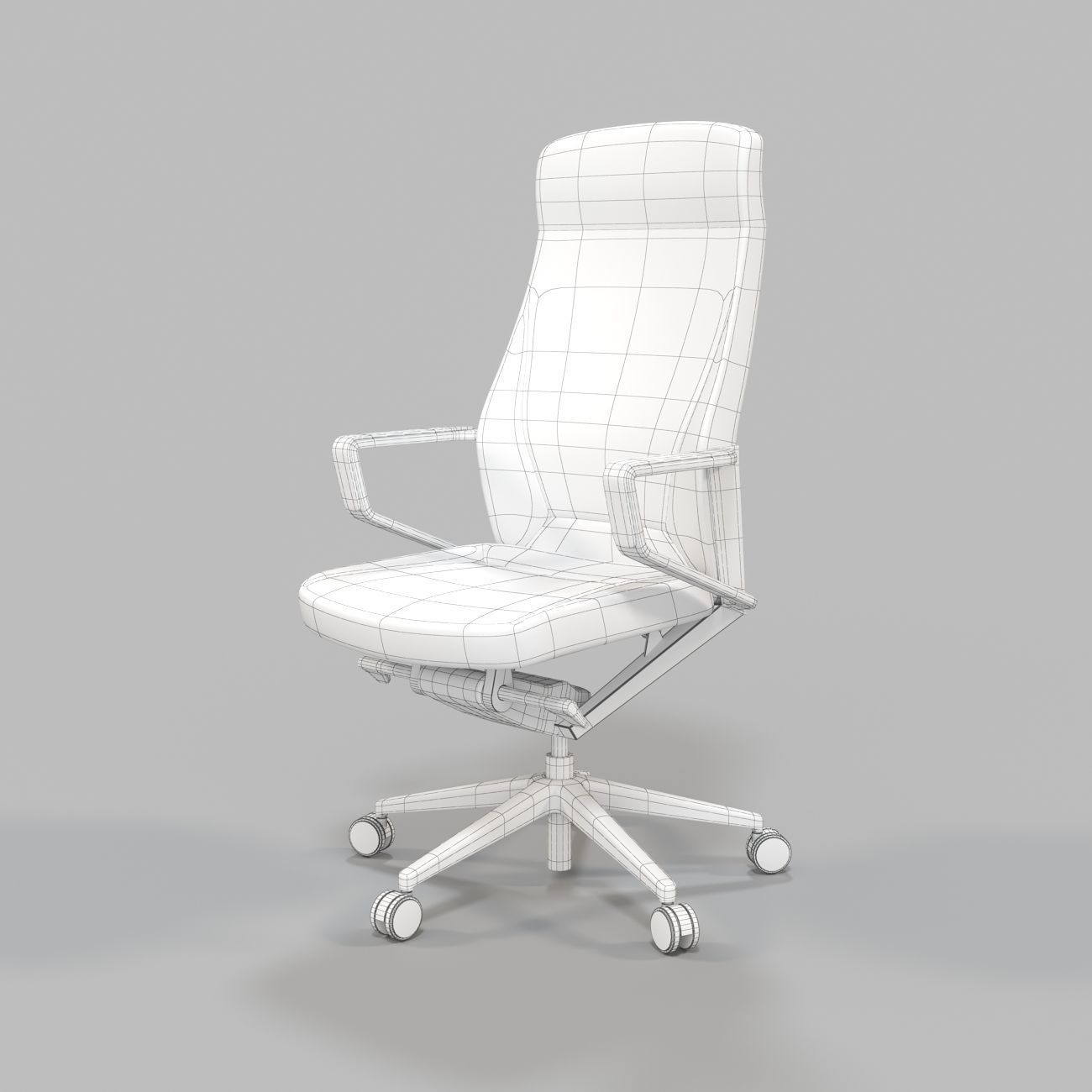 Fursys Office Chair CH5200 3D model | CGTrader